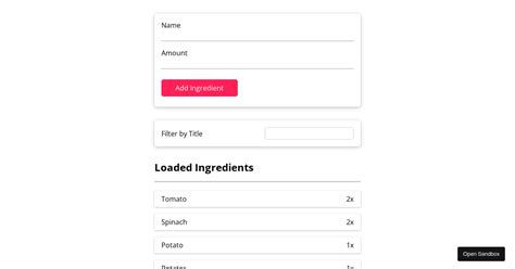 Create Root Schema Examples Codesandbox