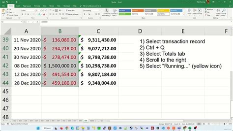 how to calculate running total or cumulative sum in excel excel tips