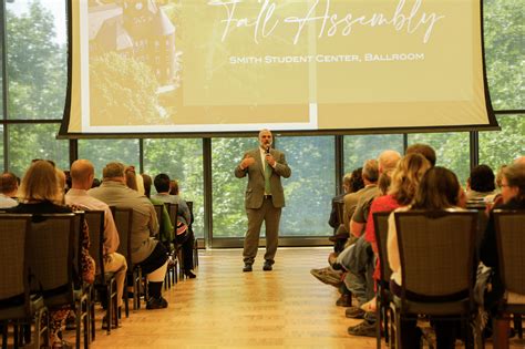 Fall Assembly Addresses Financial Situation And University Affairs