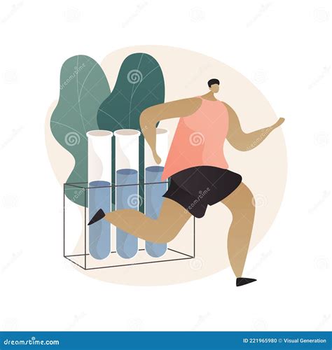 Doping Test Abstract Concept Vector Illustration Stock Vector