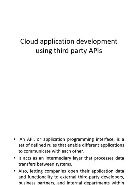 13 3rd Party Api 13 10 2023 Pdf Facebook Application Software