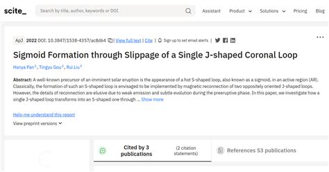 Sigmoid Formation Through Slippage Of A Single J Shaped Coronal Loop