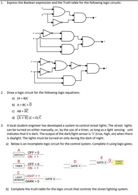 Draw A Logic Circuit For Boolean Expression Wiring Diagram