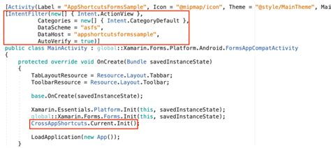 Adding Shortcuts In Xamarin Forms Xamgirl