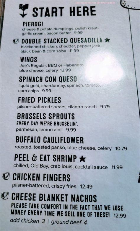 Menu At Rusty Bucket Restaurant And Tavern Bloomfield Hills