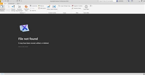 inventor 2025 file not found issue autodesk community