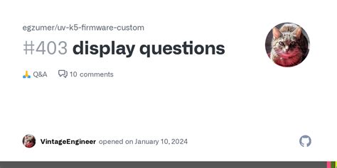 Display Questions · Egzumer Uv K5 Firmware Custom · Discussion 403