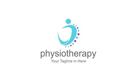 Physical Therapy Logo Design Medical Health Wellness 16625537 Vector
