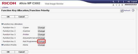 Function Key Settings