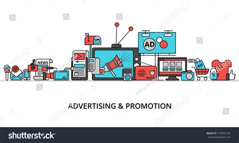 Modern Flat Thin Line Design Vector Stock Vector Royalty Free 714542104