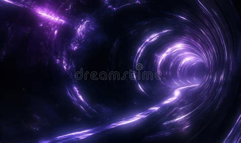 Surreal Abstract Energy Vortex In Space Stock Illustration
