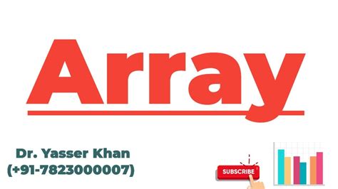 Array Youtube