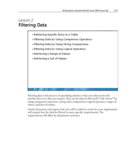 2778 A En Writingqueriesusing Mssqlservertranssql 2778 A En Writingqueriesusing Mssqlservertranssql