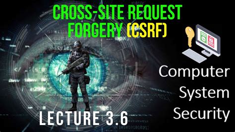 Lecture 36 Cross Site Request Forgery Csrf Attack Computer