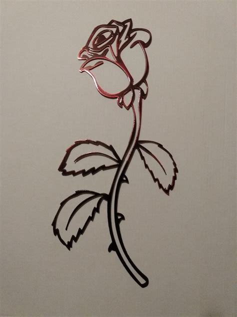 Table Top Rose Plasma CNC DXF Flower Etsy