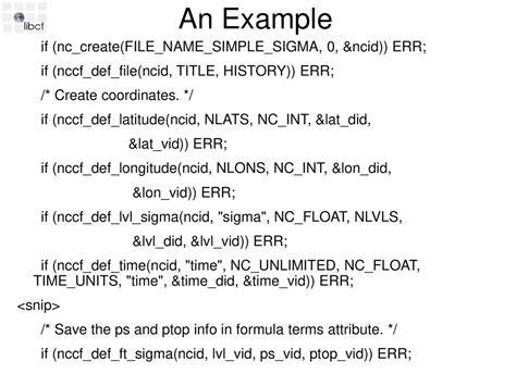 Libcf A CF Convention Library For NetCDF Ppt Download