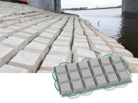 Australian Concrete Mats Articulated Concrete Cable Blocks