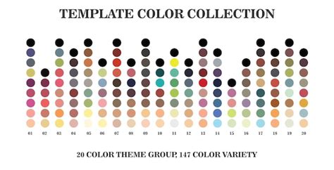Premium Vector Trend Color Palette Blend 2023 20 Vector Color Palette Groups With 147 Color