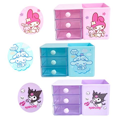 산리오 쿠로미 마이멜로디 시나모롤 연필꽂이 미니수납함 책상정리 카멜