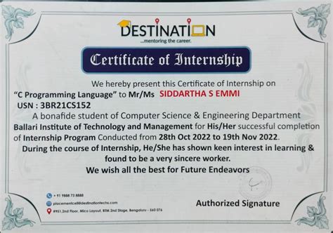 siddarth s emmi on linkedin proud to share that i ve completed my c
