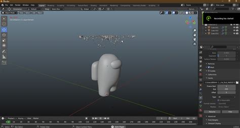 Fluid Simulation Wrong Behavior Blender Stack Exchange
