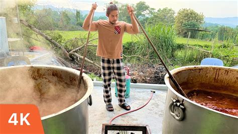 Nasi Briyani Kukus 400kg Of Curry Meat With Steamed Briyani Rice