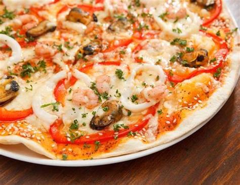Пицца с замороженными морепродуктами Recipe Recipes Food Vegetable Pizza