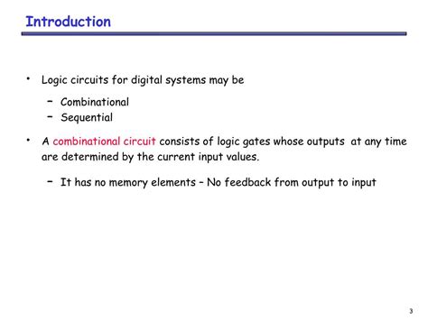 PPT Combinational Logic Design Analysis PowerPoint Presentation ID