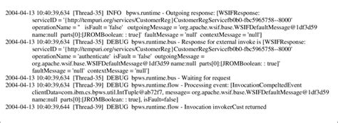 Runtime Logging Event Generated By Bpws4j Engine Download