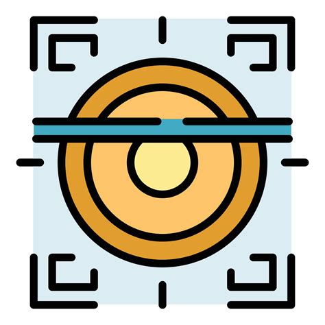 Eye Analysis Icon Vector Flat 26607155 Vector Art At Vecteezy