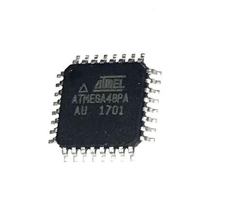 atmega48 tqfp32 mcu 8 bit atmega avr risc 4kb flash 2 5v 3 3v 5v 32 pin