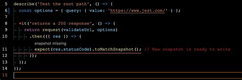 Update Failing Snapshots How To · Issue 276 · Jest Communityvscode Jest · Github