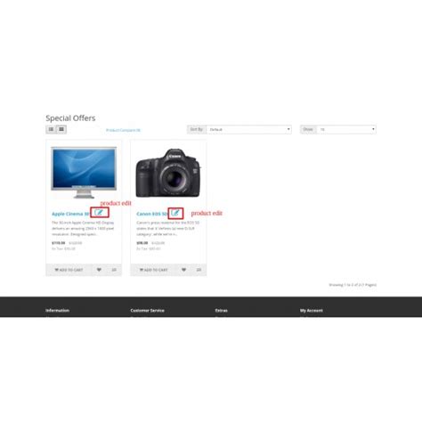 OpenCart Product Preview Edit Free VQMOD OCMOD
