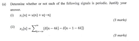 Solved A Determine Whether Each Of The Following Equations Chegg