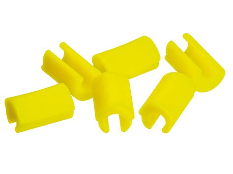 Hader Bar Female Retention Clips Yellow Moderate Nylon 6