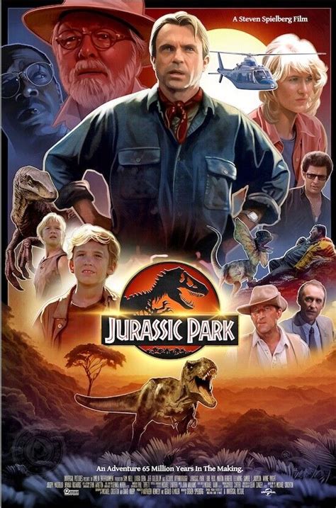 Original Jurassic Park Movie Poster