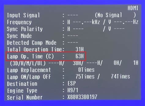 How To Easily Check Lamp Hours On Your Projector Epson BenQ Optoma Understanding Lamp Life