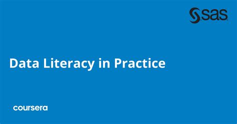 Data Literacy In Practice Coursera
