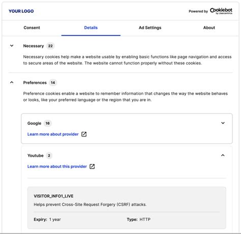 Gdpr Cookie Consent Gdpr Compliance Cookiebot™