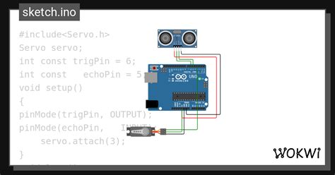 Trash Bin Wokwi Esp32 Stm32 Arduino Simulator