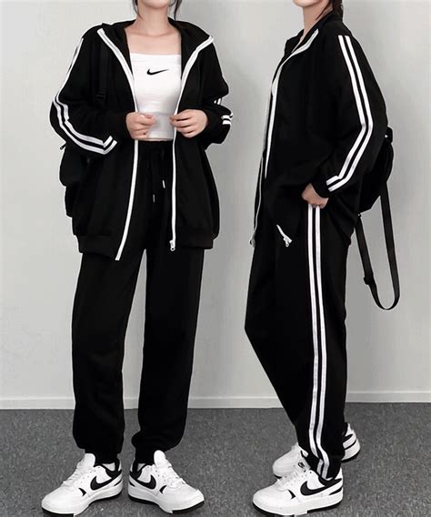 [세트]두줄 집업 트레이닝 세트 가을코디 가을옷 간절기 츄리닝 운동복 교복템 에이블리