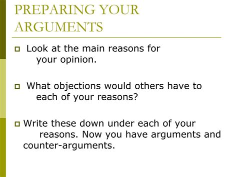 PPT Argument Counter Argument Essay PowerPoint Presentation Free Download ID