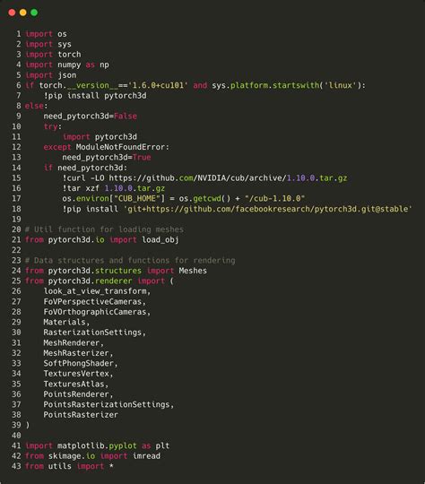 How To Render 3d Files Using Pytorch3d Towards Data Science
