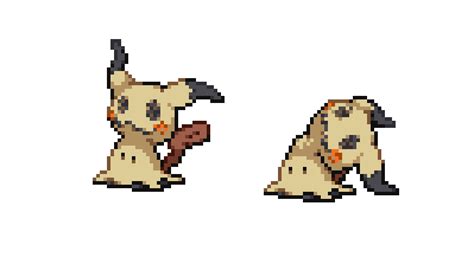 Mimikyu Form Sprites By Retronc On Deviantart