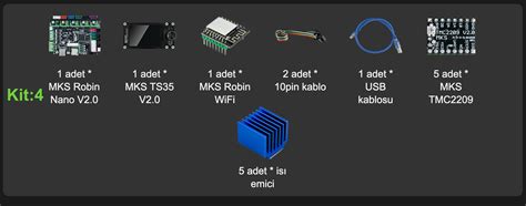 Mks Robin Nano V2 0 3d Yazıcı Kontrol Kartı Ekranlı Ileri3d