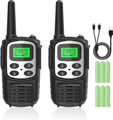 Rechargeable Walkie Talkies Fvamom Walkies Talkies For