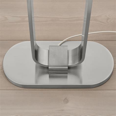 Uppvind Floor Lamp Nickel Platedwhite 59 Ikea