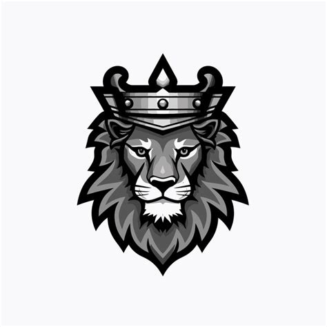 라이온 킹 마스코트 프리미엄 Ai 생성 벡터