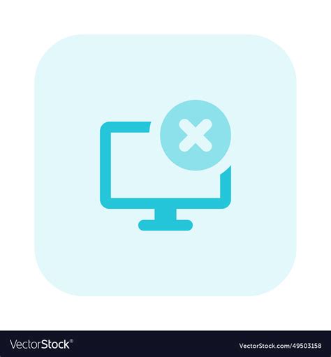 Remove Data From The Monitor Royalty Free Vector Image