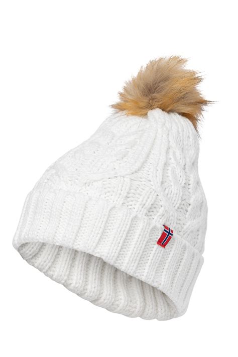 Beanie Faux Fur Pom Pom Women